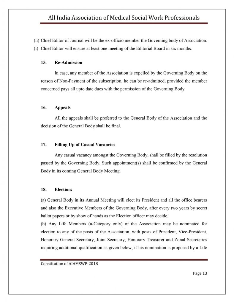 CONSTITUTION – AIAMSWP